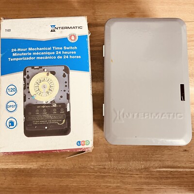 Manual Override Timer Switch Intermatic T103 Mechanical Time Switch ...