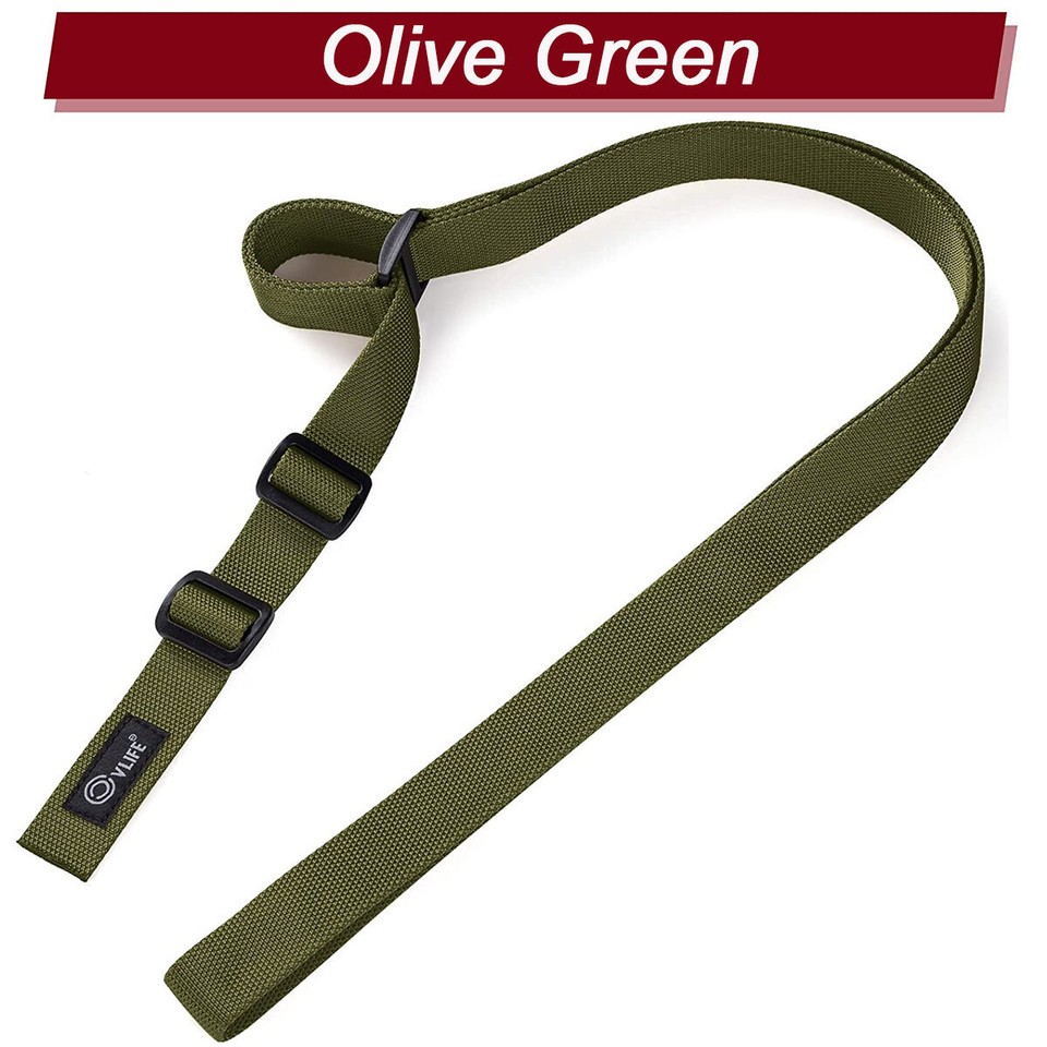 Two 2 Point Rifle Sling Nylon Tactical Gun Sling Adjustable Strap with ...