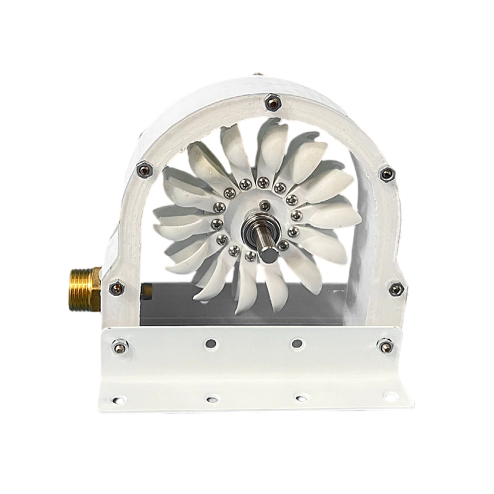 300W Micro Pelton Turbine Pelton Turbine DIY Hydroelectric Generator ...