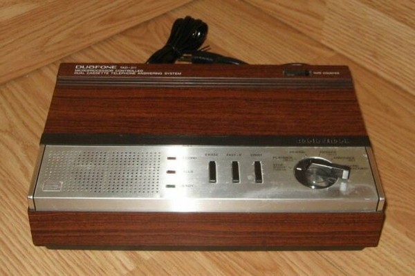 Vintage 80s Duofone Tad-311 Dual Cassette Telephone Answering Machine ...