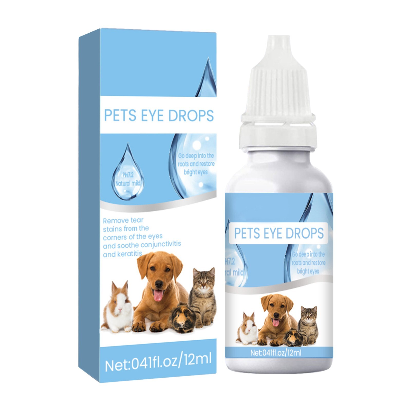 1PC Pet Eye Drops Pet Gel Eye Drops，Effective Dog Eye Dog Eye Cleaner ...