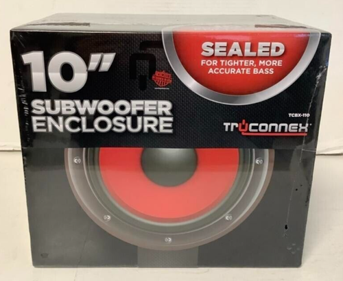 NEW Metra TCBX-110 TruConnex 10" Single Sealed Subwoofer Enclosure Car ...