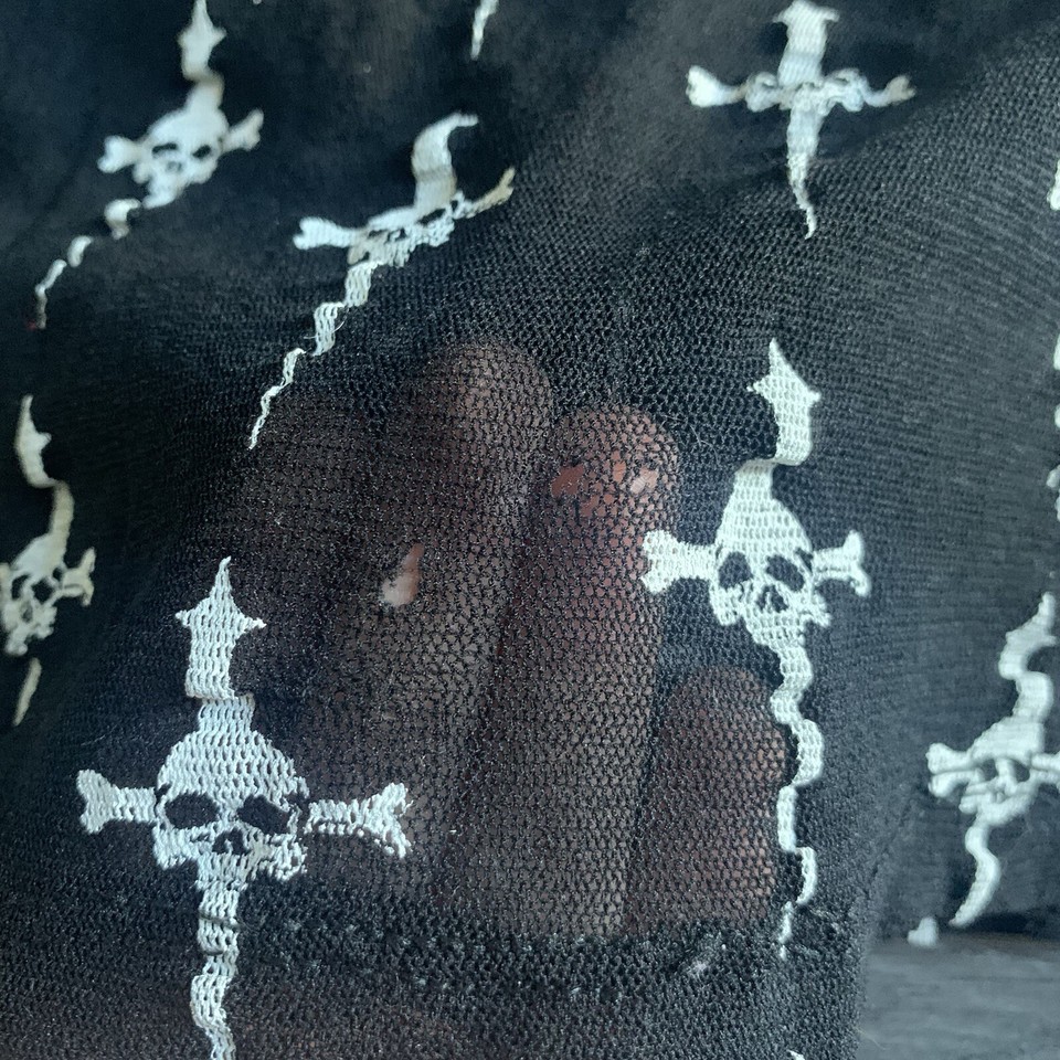 Vintage Lip Service Dagger Mesh Long Sleeve | eBay