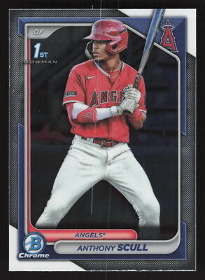 Anthony Scull 1st Bowman Chrome 2024 Bowman #BCP-107 Los Angeles Angels ...