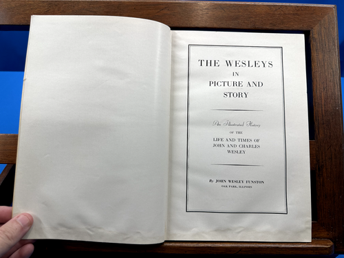 The Wesleys in Picture and Story- John Wesley Funston, 1939, Signed | eBay