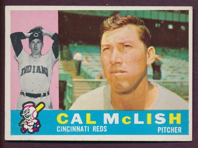 1960 TOPPS #110 CAL MCLISH CINCINNATI REDS EXMT CENTERED RARE | eBay