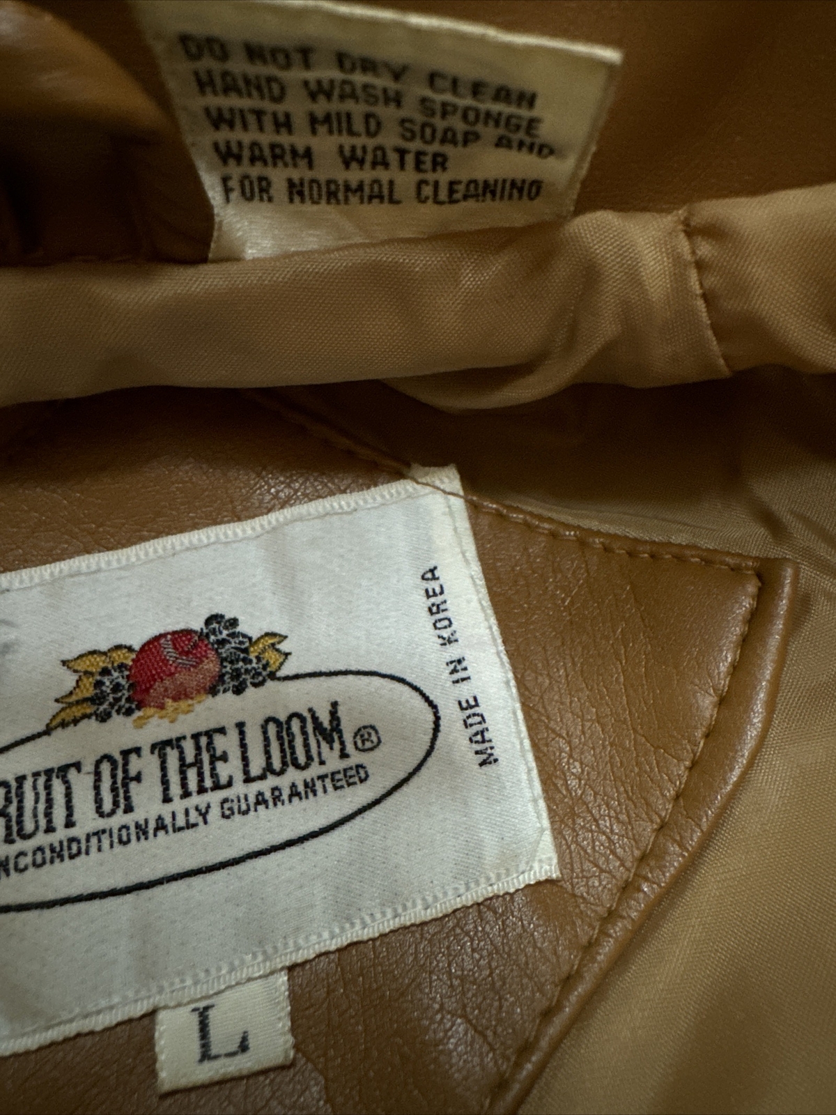 Vintage 1980s Tacky Guy 80s Fruit of the Loom Brown P… - Gem