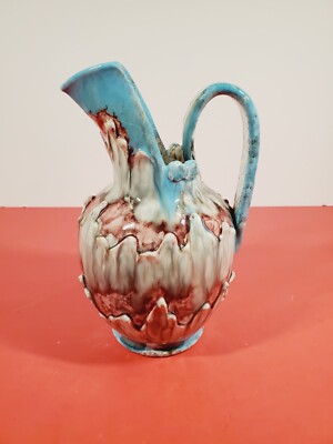 Vintage Italian Wine /Water Pitcher Art Deco Style Handmade Hand ...