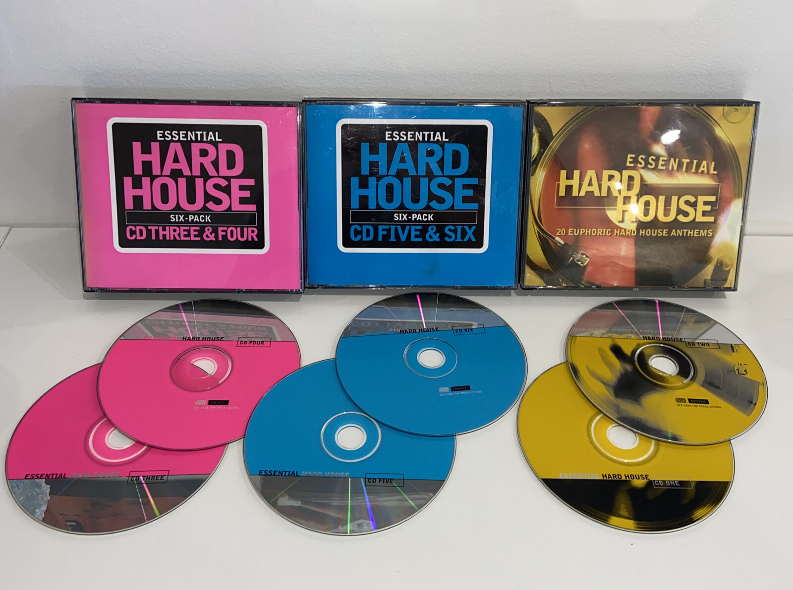 Various : Essential Hard House CDs + Hard House 3 4 5 & 6 | 6 Discs ...