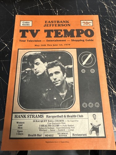 TV Tempo Cable Guide 1979 Stallone Winkler Louisiana East bank ...