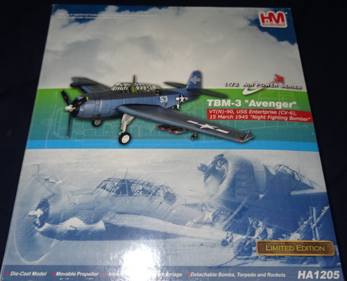 Boxed HobbyMaster HA1205 Ltd Edn TBM-3 "Avenger" 1/72 MIB | eBay