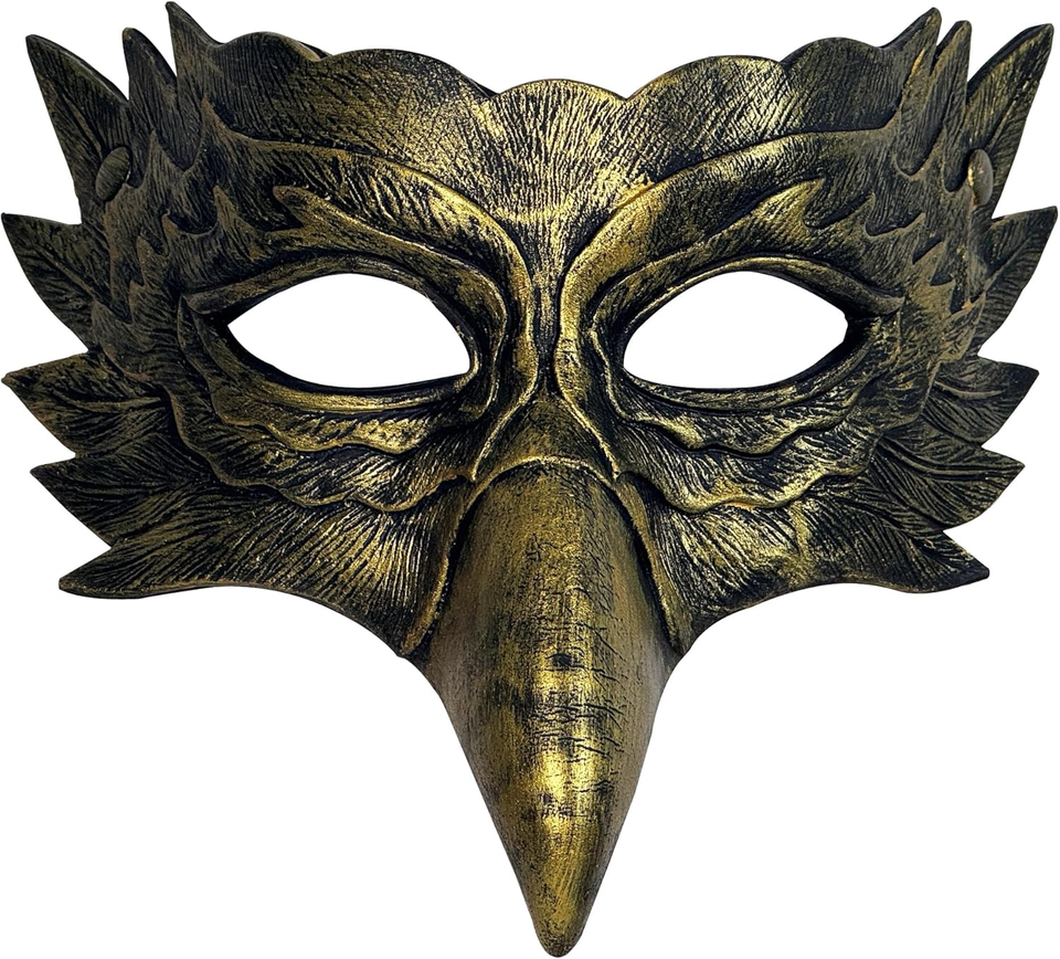 Halloween Crow Mask Bird Mask Eagle Masks Raven Cosplay Masquerade ...
