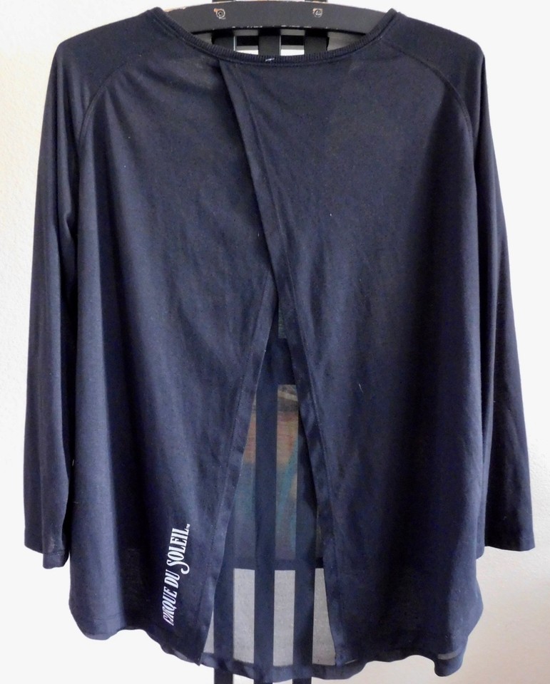 Cirque Du Soleil Ladies Colorful Unique Open Back Pullover Top Size XXL ...