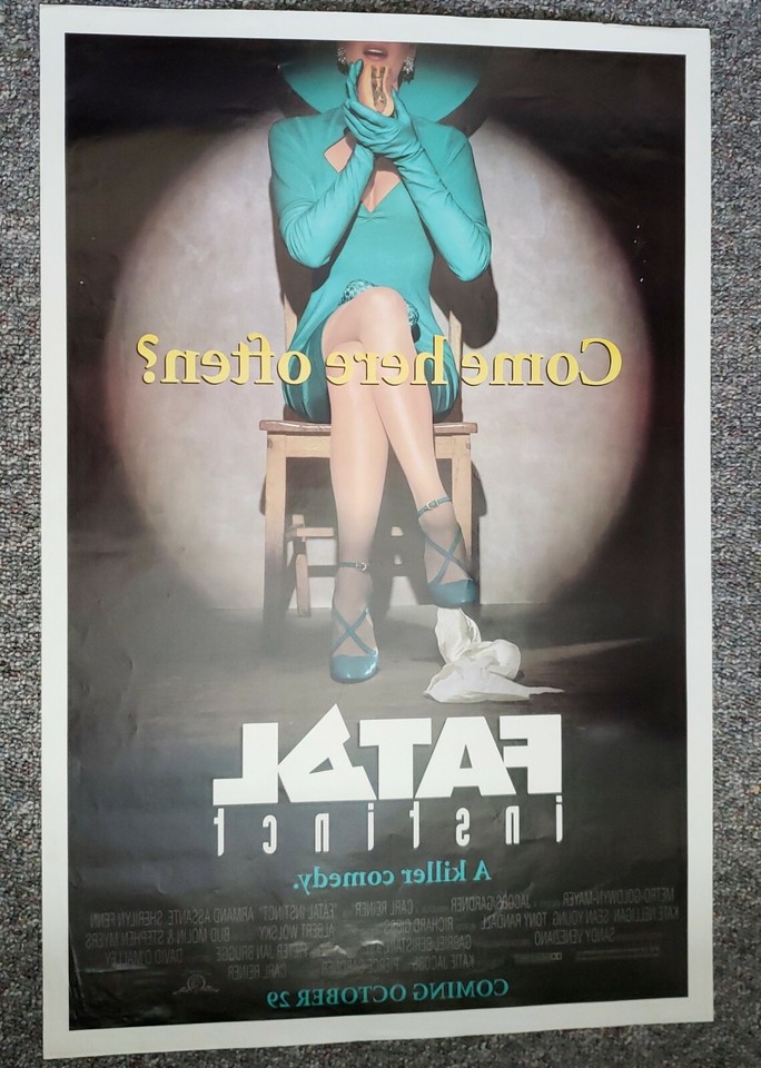 Fatal Instinct 1993 Sherilyn Fenn Carl Reiner Assante Advance One Sheet ...