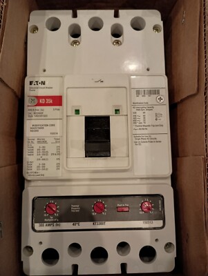 NEW KD3300 Eaton 600V 300A 3 pole circuit breaker 35kA@480V | eBay