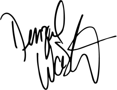 Denzel Washington Autograph Signature VINYL DECAL Bumper Sticker ...