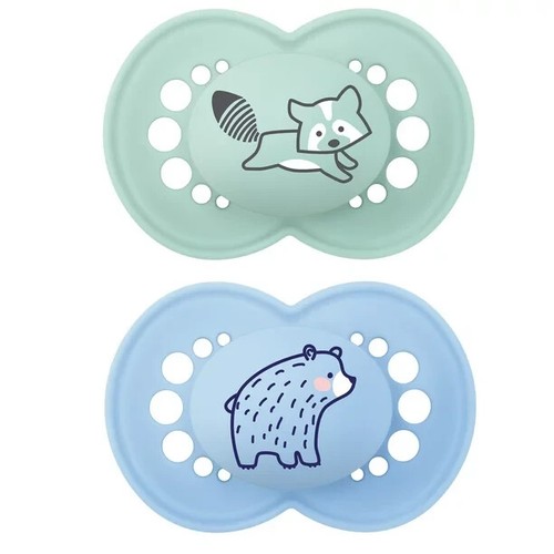 Mam Original Matte Collection Pacifier with Sterilizer Mam Box 6m ...