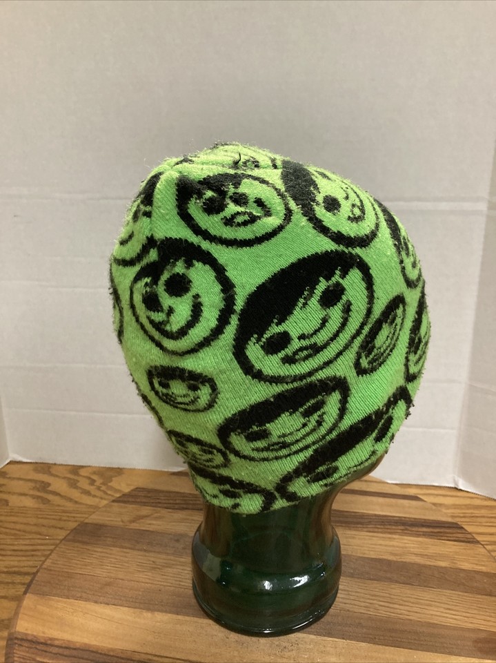 YOUTH BOYS NEFF WINTER BEANIE HAT GREEN/BLACK OSFM VGC O2 | eBay