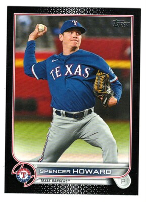 2022 Topps Black /71 Spencer Howard Texas Rangers #162 FREE SHIPPING ...