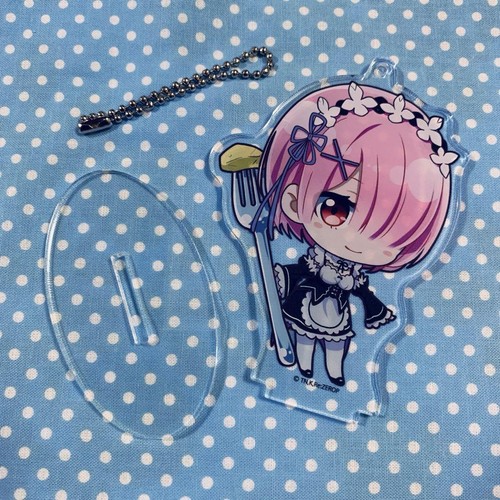 Re zero Acrylic stand keychain Ram Anime character Animation | eBay