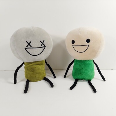 Explosm Cyanide & Happiness Comic Plushies (2) Dead & Happy Green Olive ...