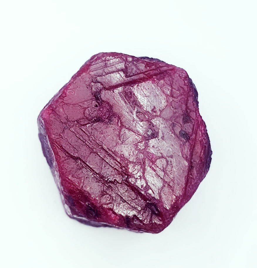 Natural Red Ruby Uncut Rough 118.62 Ct Loose Gemstone Certified Ruby ...