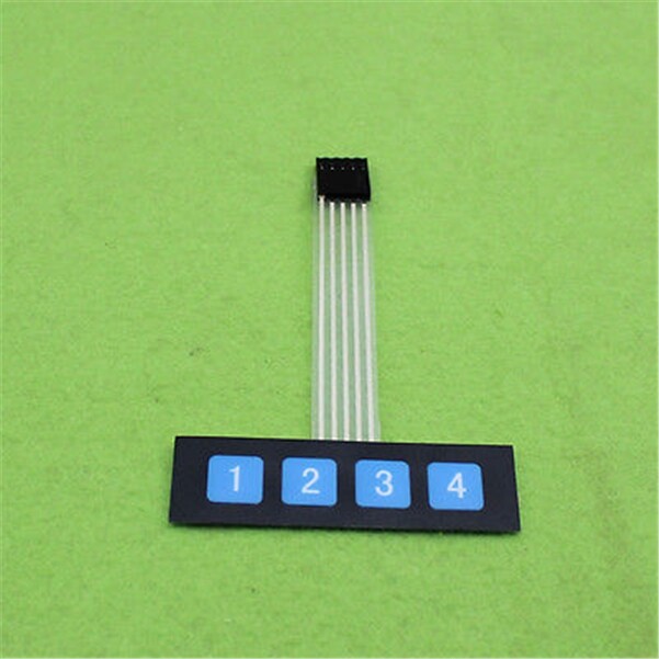 20Pcs Key Matrix Control Panel Keypad Keyboard Slim 1X4 Membrane Switch ...
