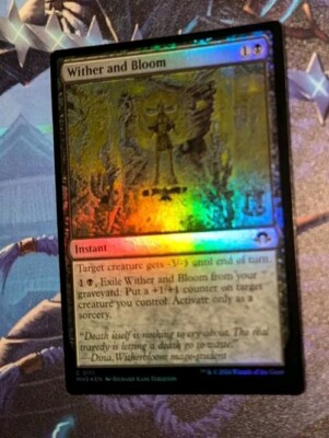 MTG *FOIL* Modern horizons 3 Common WITHER AND BLOOM NM | eBay Australia