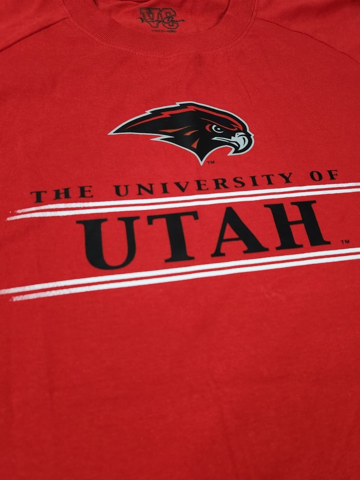 University of Utah Graphic T Shirt Mens XL SWOOP Mascot Logo | eBay