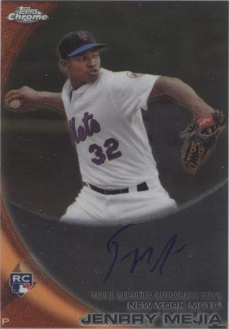 2010 Topps Chrome - Jenrry Mejia #200 Rookie Autographs (AU, RC) for ...