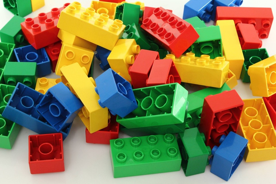 Lego DUPLO basic bricks 2x2 2x4 500 gr. bulk package | eBay