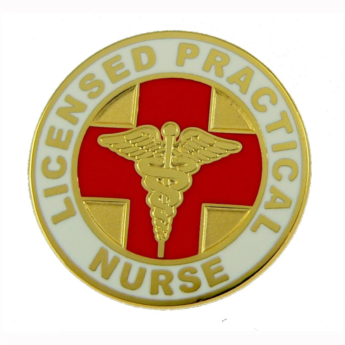 Red Nursing Caduceus