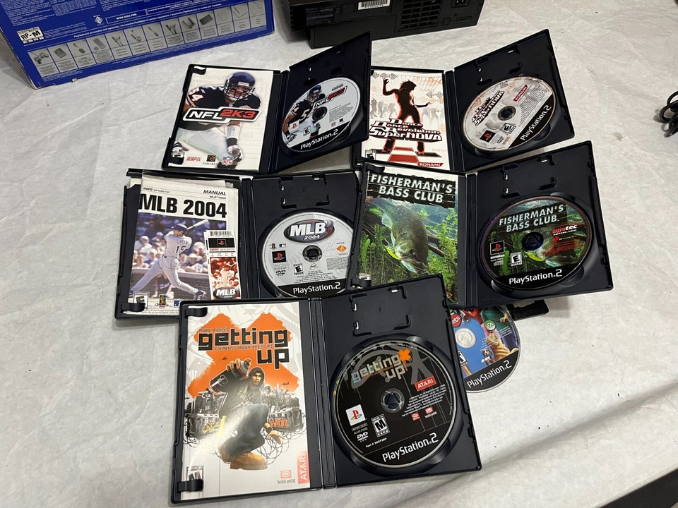 2001 NTSC Sony Playstation 2 PS2 Console System 30001/R Original BOX ...