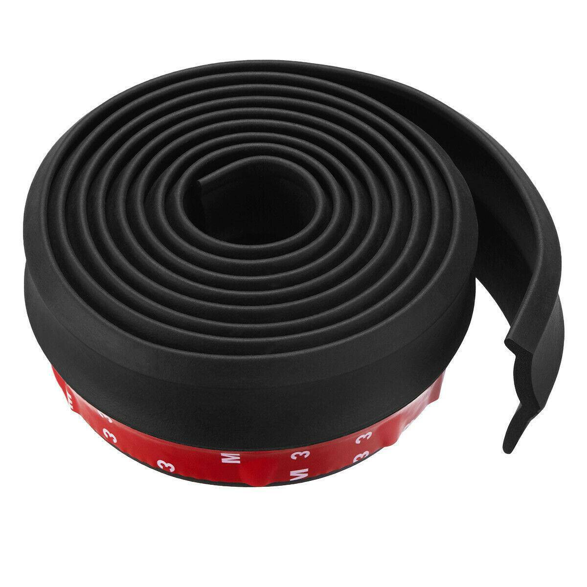 Universal Car Lip Skirt Protector Rubber Splitter Front Bumper Spoiler ...