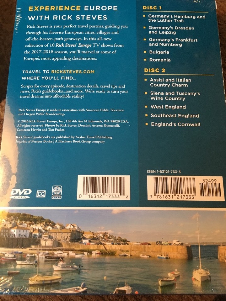 Rick Steves' Europe: 10 New Shows 2017-2018 (DVD set) | eBay