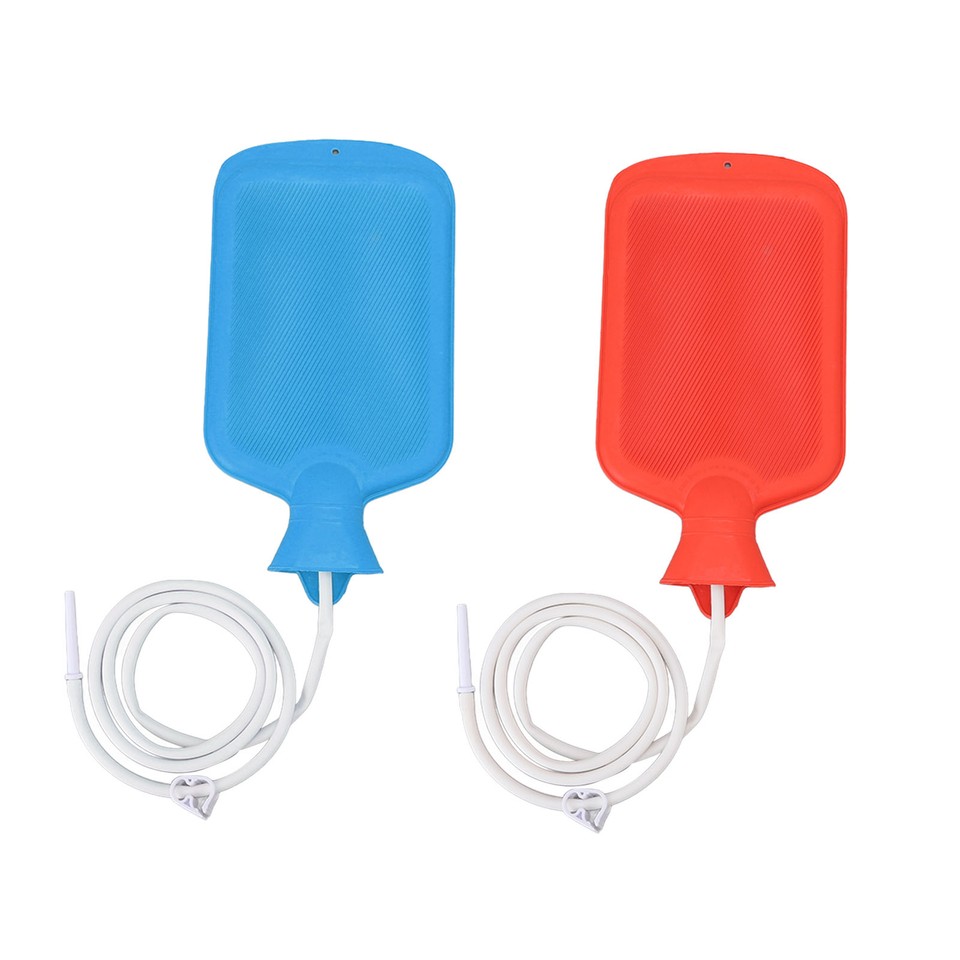 Silicone Enema Bag Kit Intestinal Enema Douche Combination Set Home ...