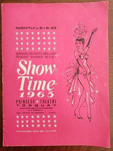 Show Time - Programme (1965) | eBay UK