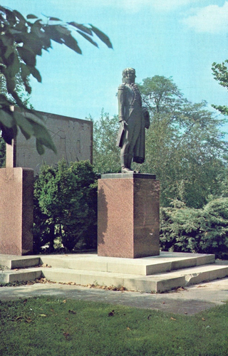 Statue of Stephen Decatur Decatur Illinois Postcard | eBay