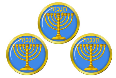Menorah Jewish Golf Ball Markers | eBay