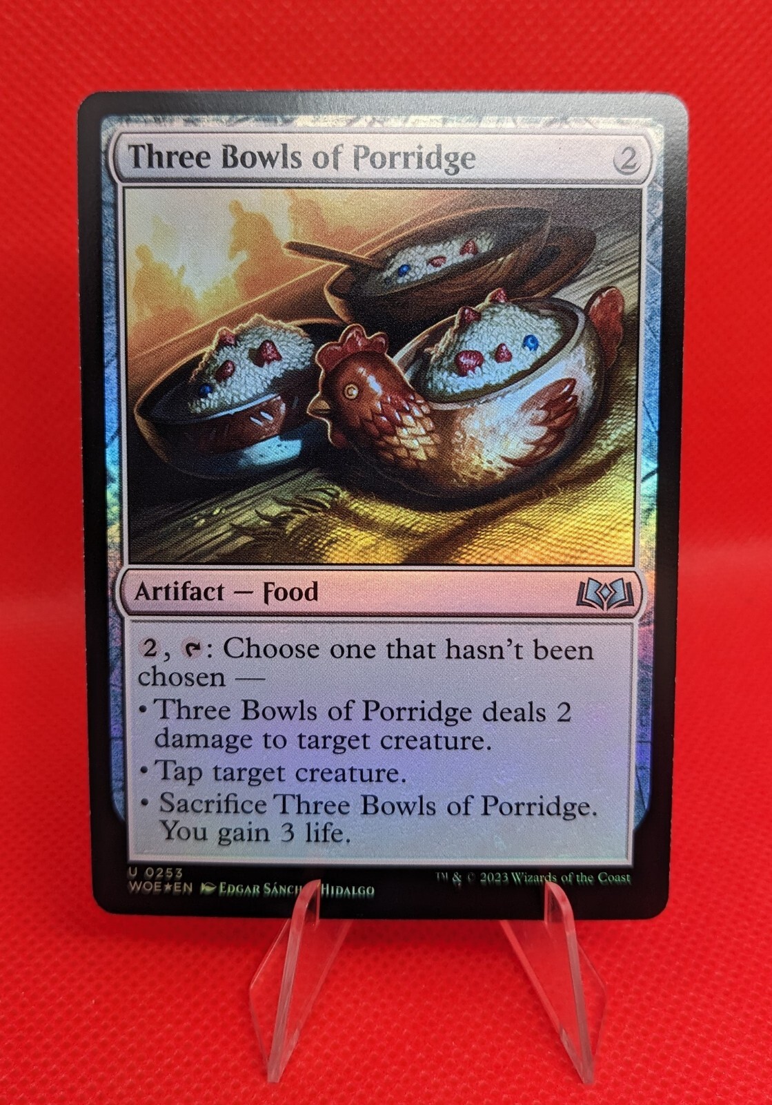 MTG Three Bowls of Porridge Foil 253 Wilds of Eldraine Magic | eBay
