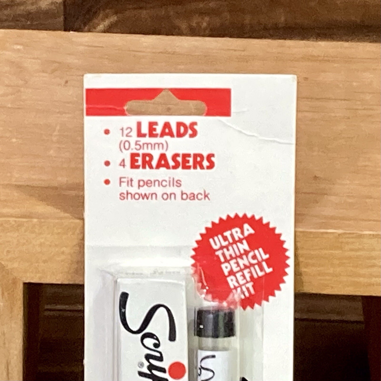 Scripto Ultra Thin Pencil Refill Kit 12 Leads & 4 Erasers No J250 (2 ...