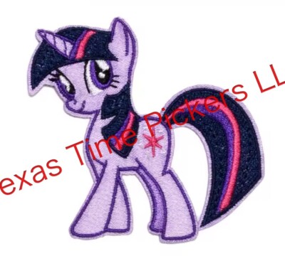 🔥 MLP My Little Pony "Twilight Sparkle" Die-Cut Iron On Embroidered ...