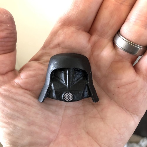Spaceballs Dark Helmet 3D magnet 1.5x1.2 in hand painted | eBay