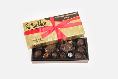 Esther Price Assorted Dark Chocolates, 1 lb Gift Box - A Dayton, Ohio ...