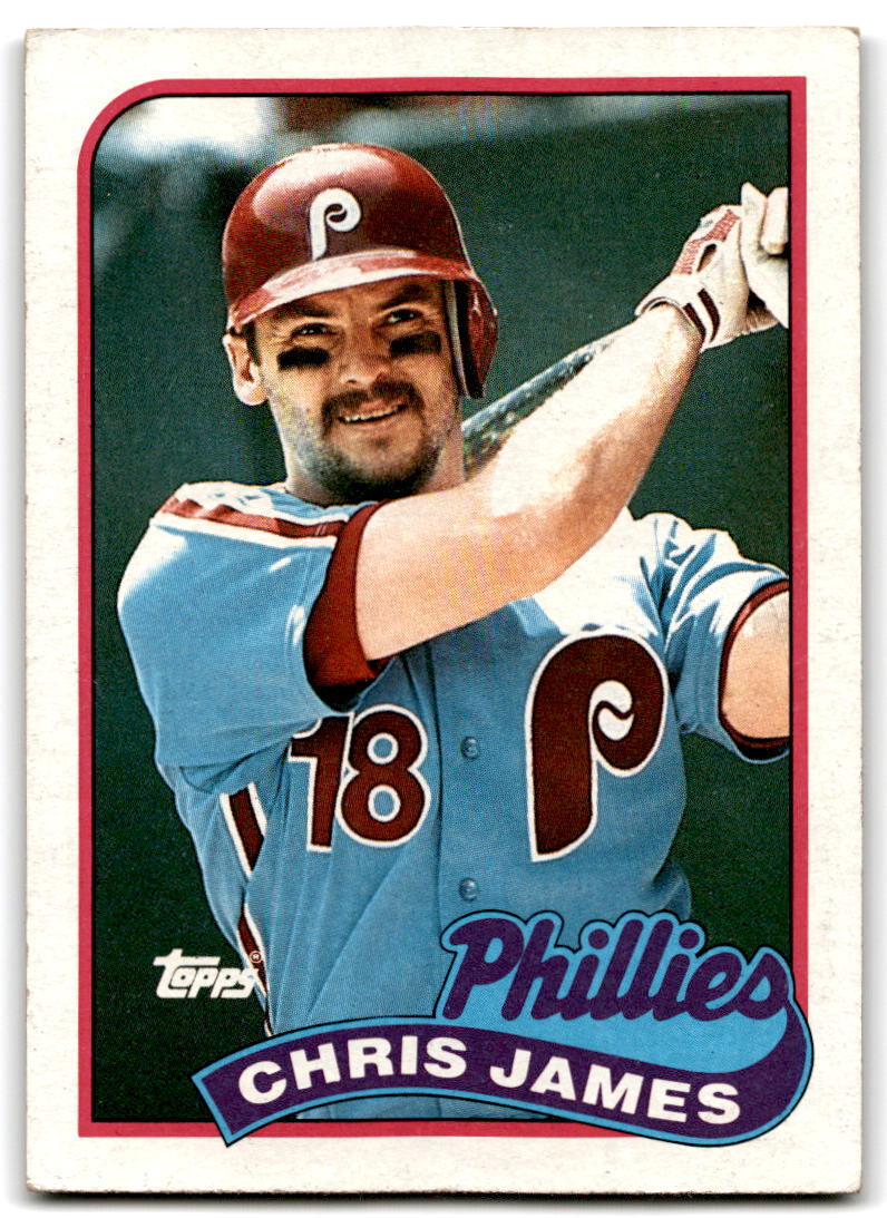 1989 Topps Chris James #298 Philadelphia Phillies | eBay