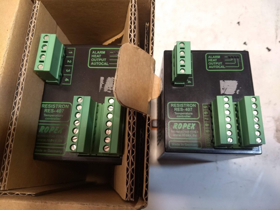 ROPEX RES-407 RESISTRON TEMPERATURE CONTROLLER TYPE: RES-407/115VAC | eBay