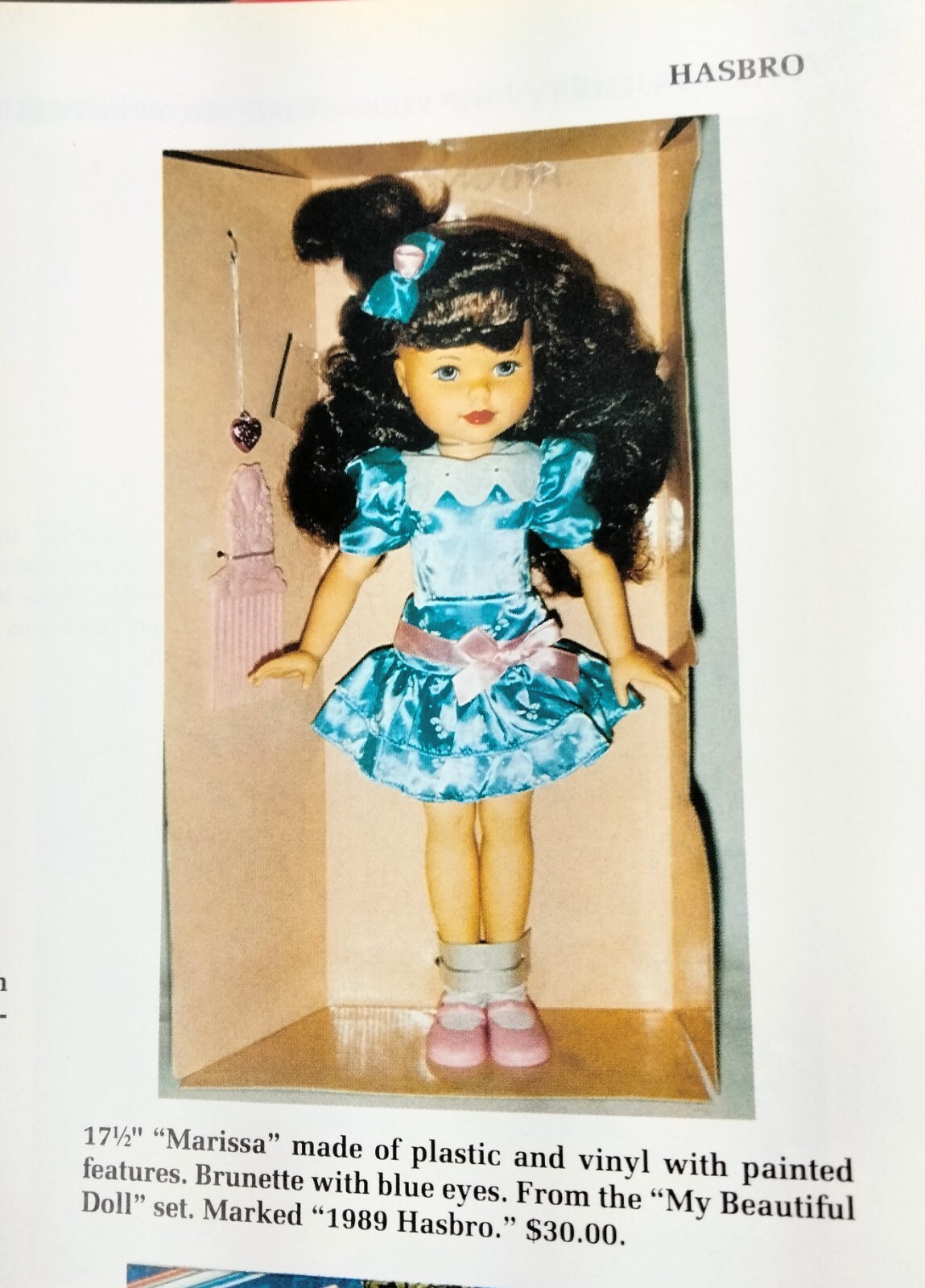Vintage 1989 Marissa My Beautiful Doll Hasbro 17 1/2" Vinyl HASBRO Doll ...