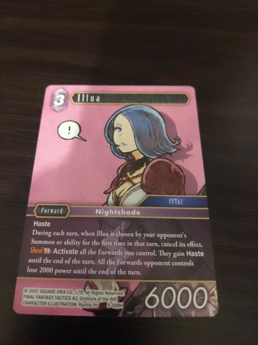 Final Fantasy Tcg Opus V Illua 5-099h | eBay
