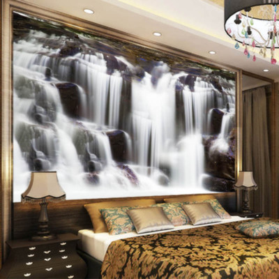 Imposing Waterfall 3D Full Wall Mural Photo Wallpaper Printing Home ...