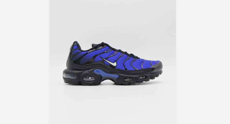 Nike Air Max Plus Premium Shoes Black Racer Blue FQ7331-001 PRM ...